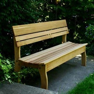 5 Beautiful Red Cedar Garden Benches