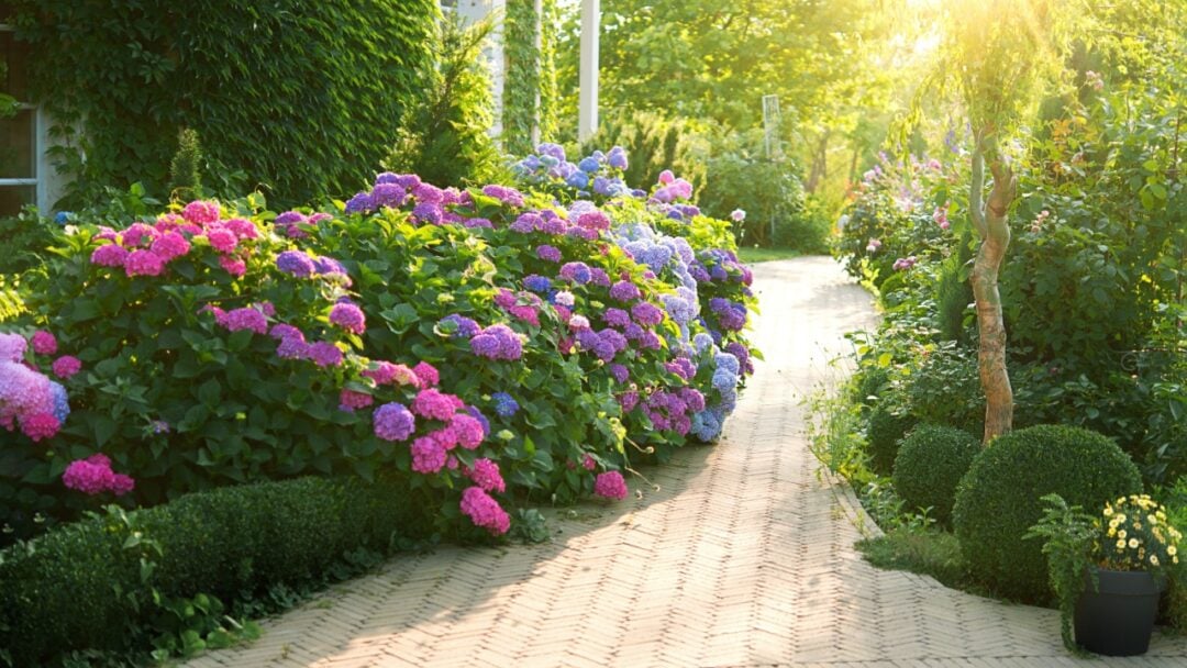 17 Noteworthy Landscaping Options For Making Hydrangeas Pop