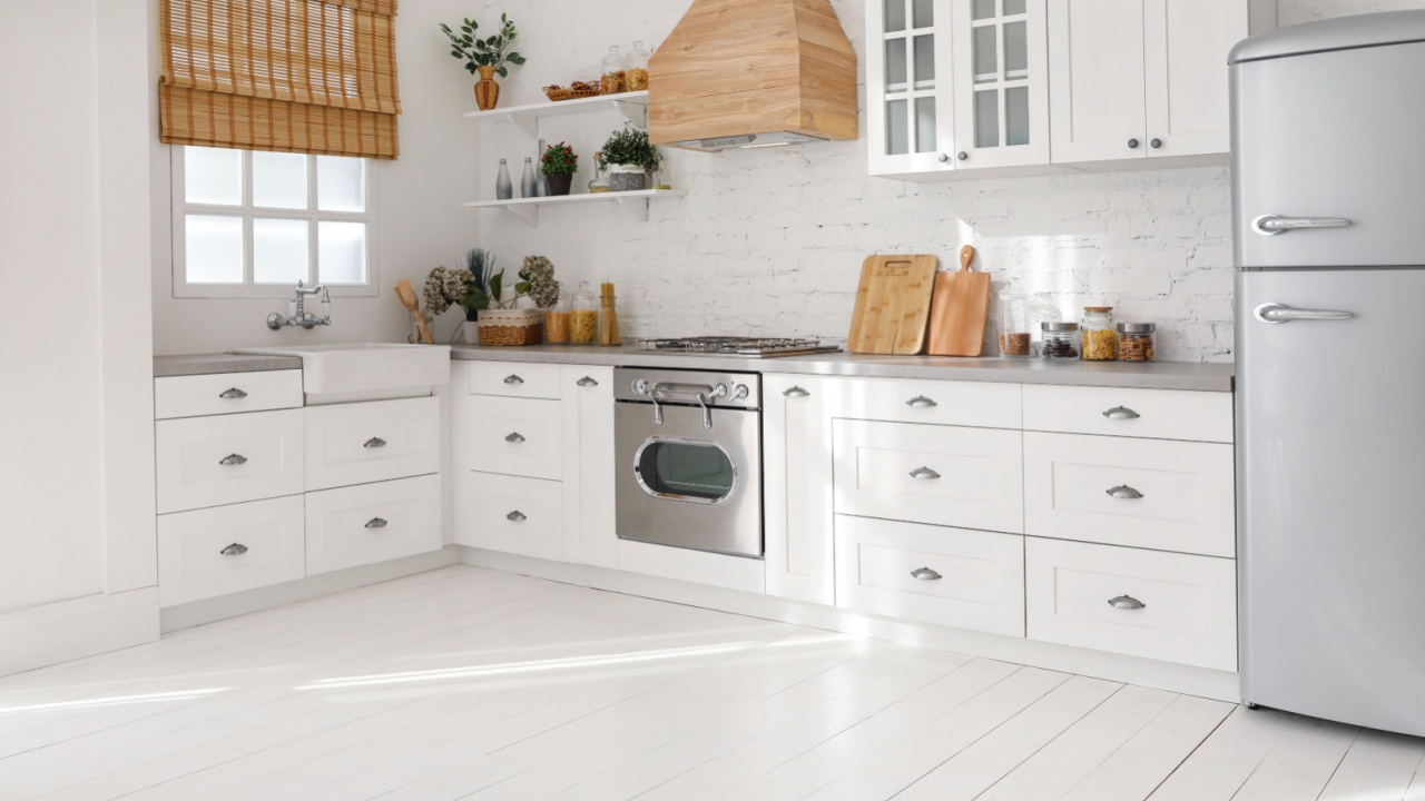 4 Floor Choices That Make A Kitchen Feel Bigger